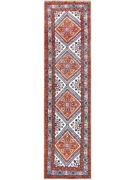 Abshar Qashqai Pink bordered Hand-Knotted Wool Traditional Luxury Rug ...