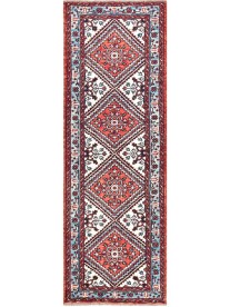 Abshar Qashqai Pink bordered Hand-Knotted Wool Traditional Luxury Rug ...