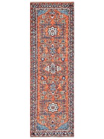 Abshar Qashqai Pink bordered Hand-Knotted Wool Traditional Luxury Rug ...