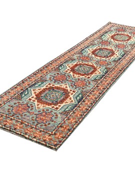 Abshar Qashqai Pink bordered Hand-Knotted Wool Traditional Luxury Rug ...