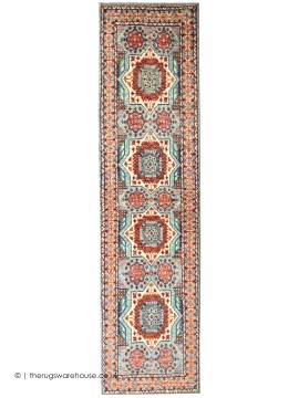 Abshar Qashqai Pink bordered Hand-Knotted Wool Traditional Luxury Rug ...